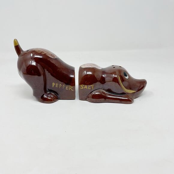 Other | Dining | Vintage 6s 70s Drip Ceramic Dachshund Weiner Dog Japan ...